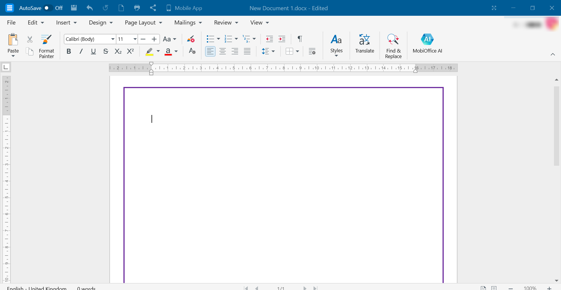 Insert Page Borders in MobiDocs – MobiSystems