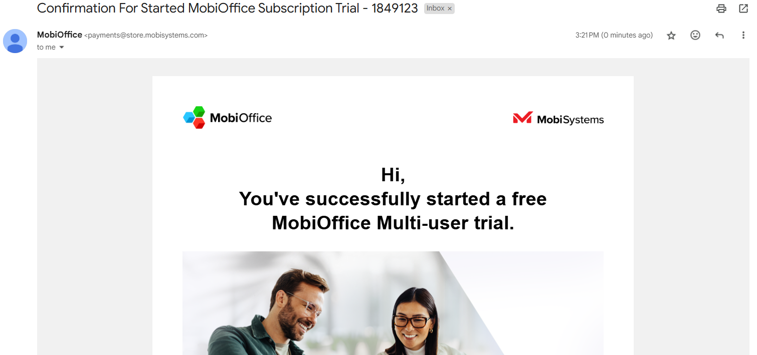 Activate Your MobiOffice Multi-User Subscription – MobiSystems