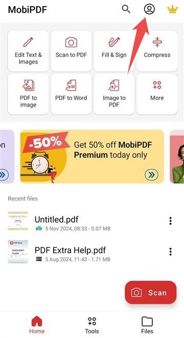 Setting Up MobiPDF Ultimate on Android – MobiSystems
