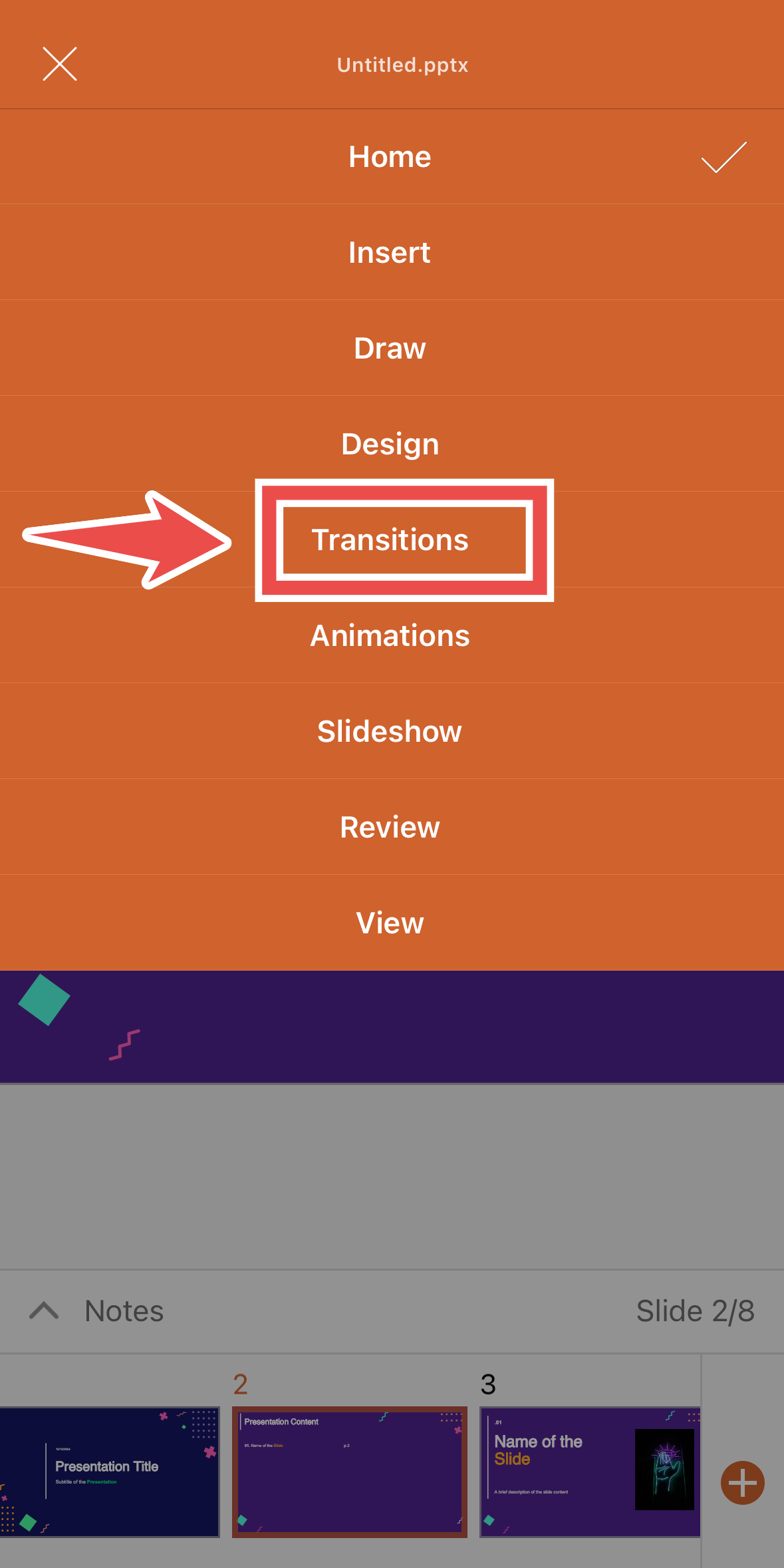 Ajouter, modifier ou supprimer des transitions dans MobiSlides ...