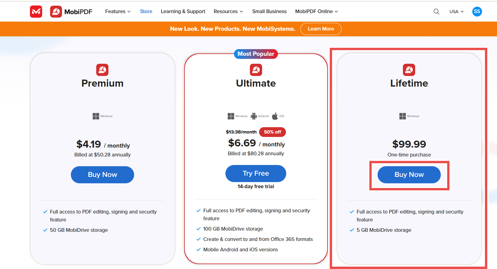 Active su licencia vitalicia de MobiPDF – MobiSystems