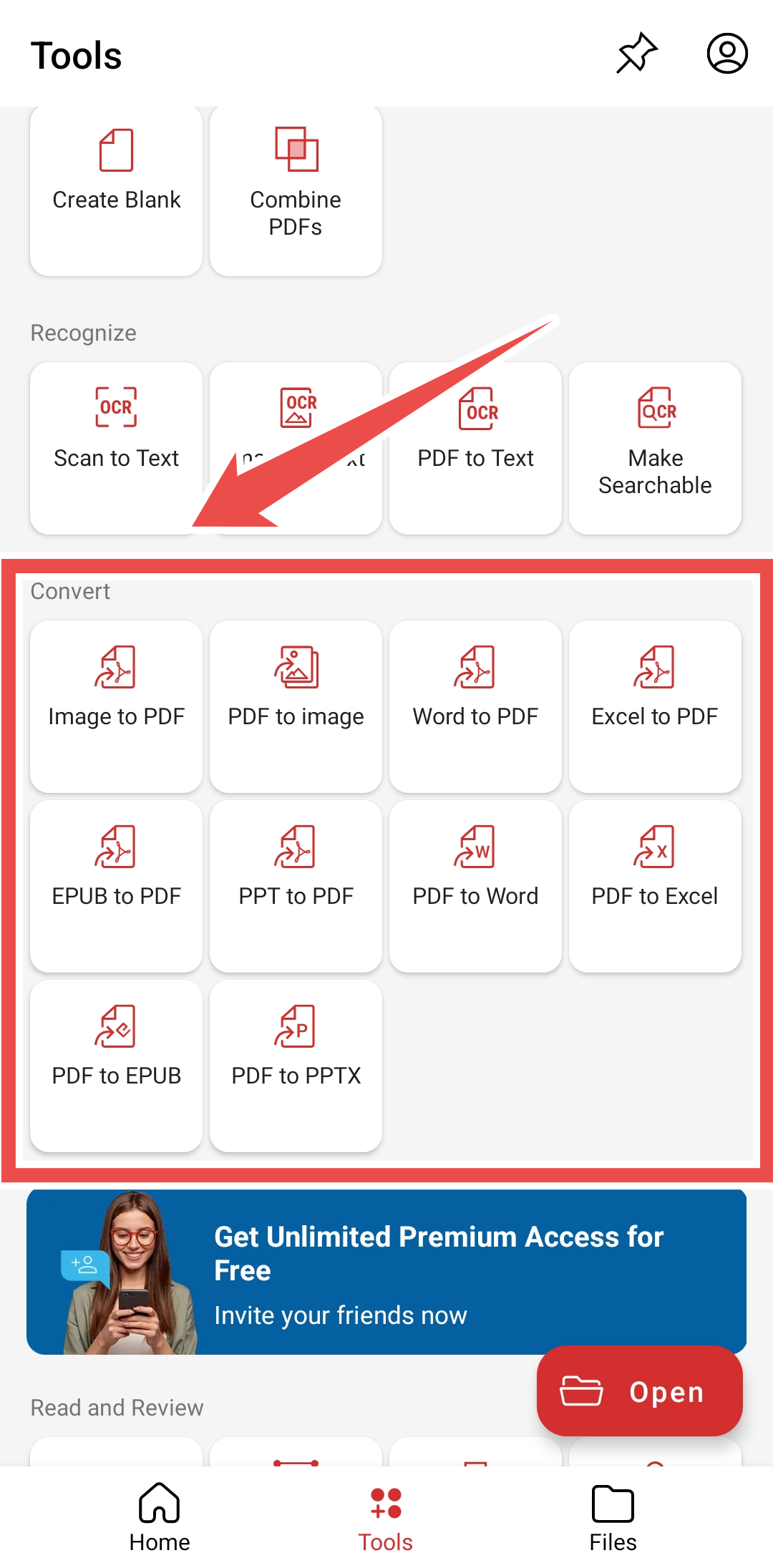 Cómo convertir un PDF a otros formatos en Android – MobiSystems