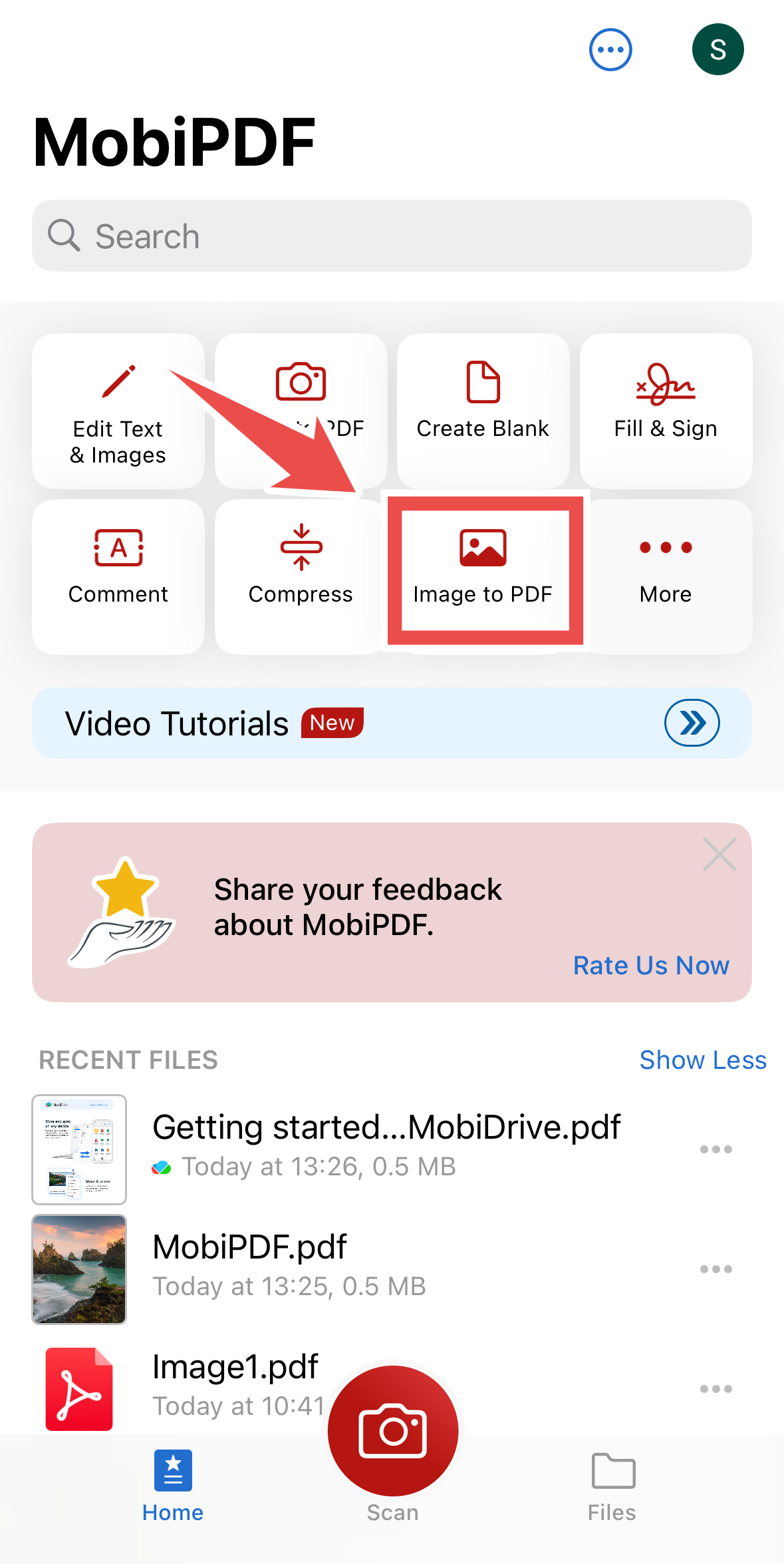 Como Converter Uma Imagem Em Pdf Com O Mobipdf No Ios Mobisystems
