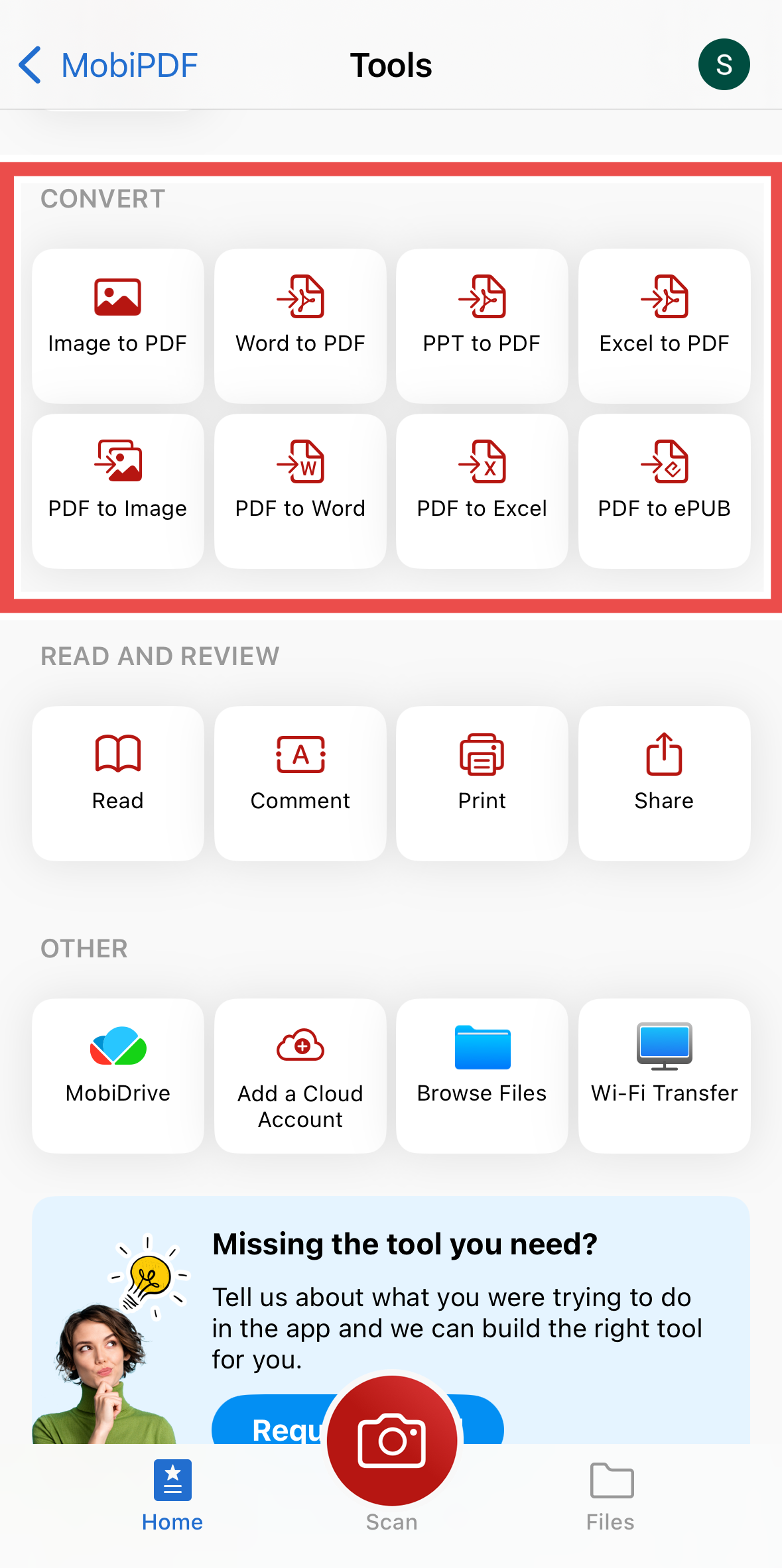 iOS で MobiPDF を使用してファイルを PDF に変換する方法 – MobiSystems
