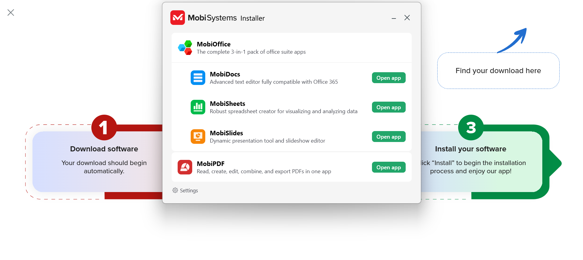 Download and Install MobiOffice – MobiSystems