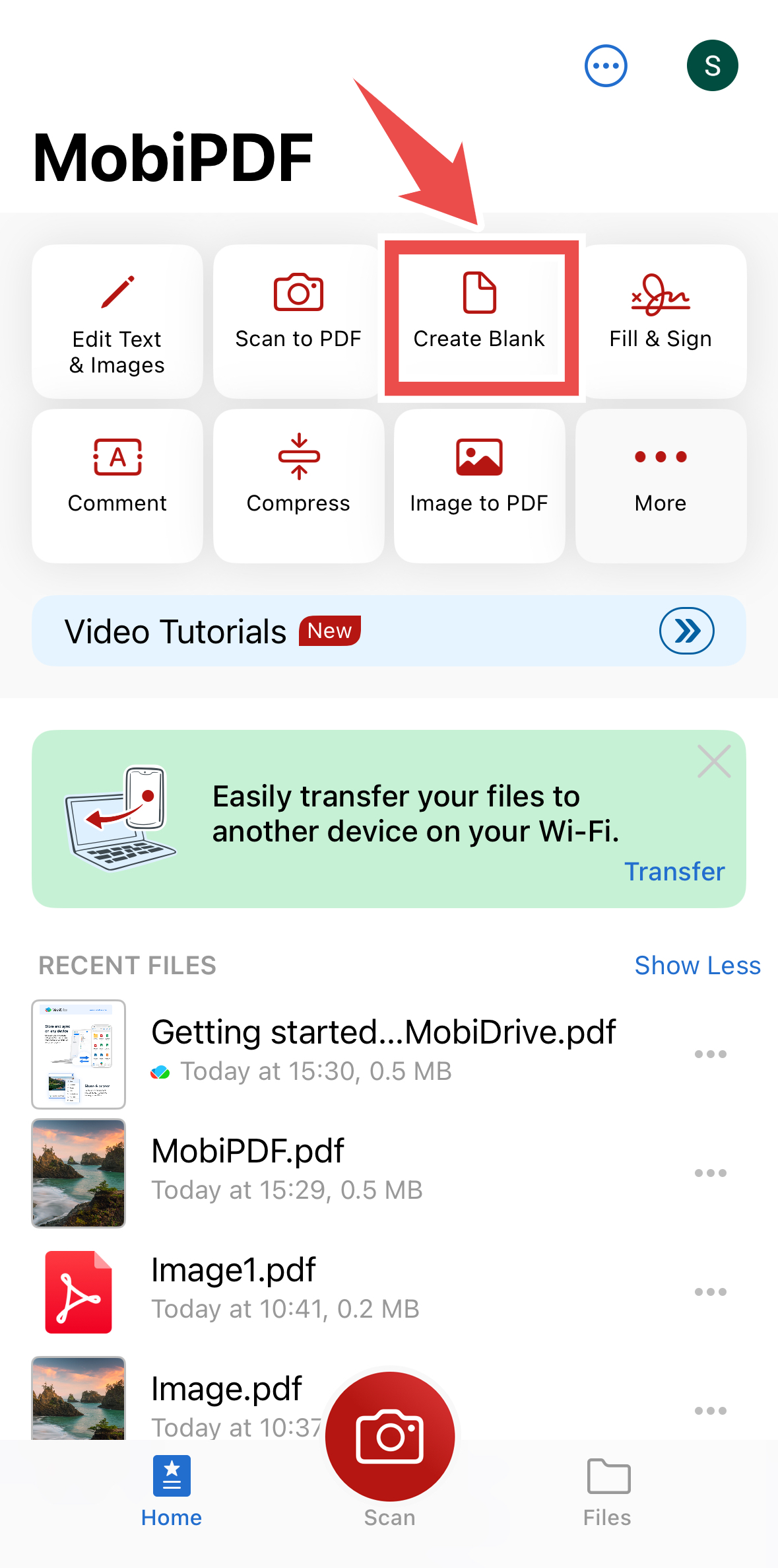 Cómo crear un PDF desde cero con MobiPDF en iOS – MobiSystems
