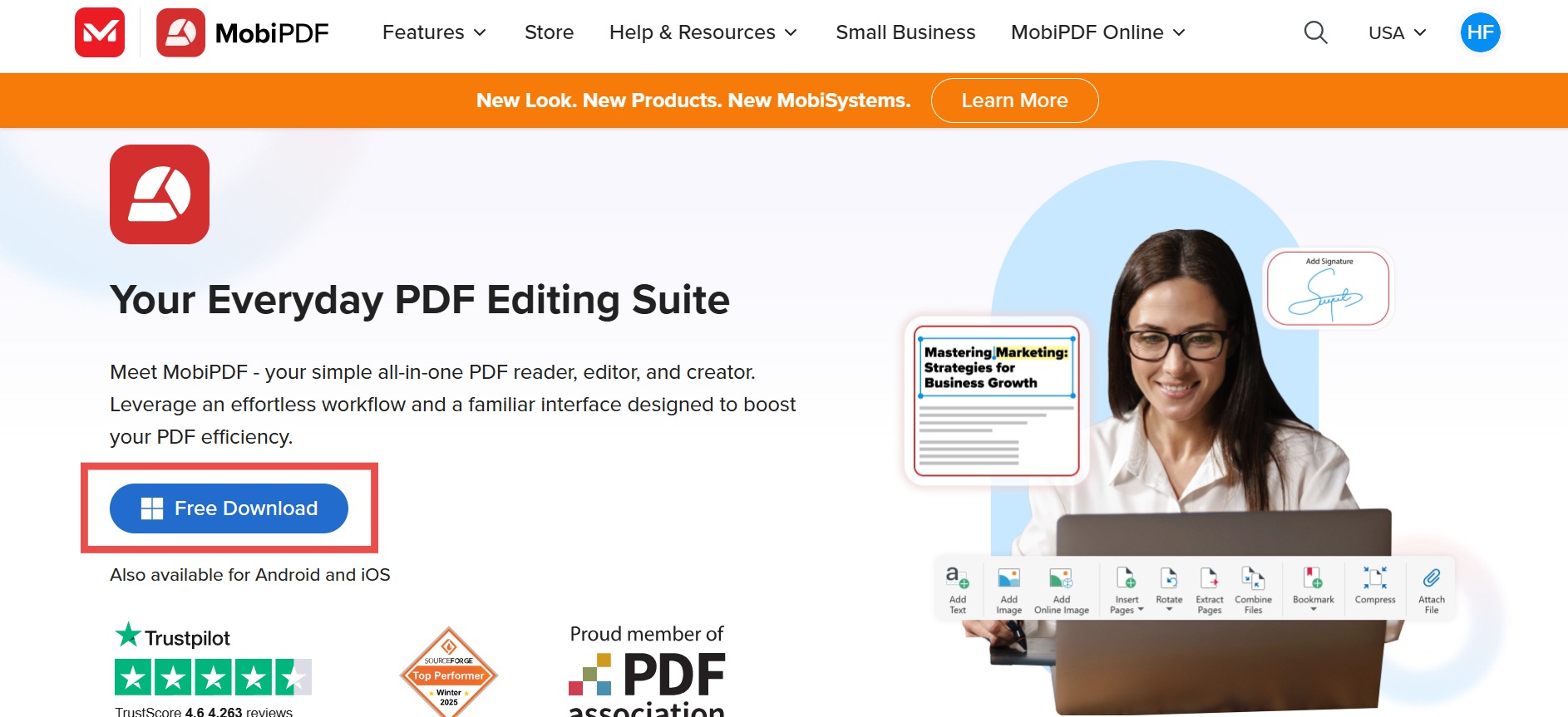 Baixe e instale o MobiPDF (Windows) – MobiSystems