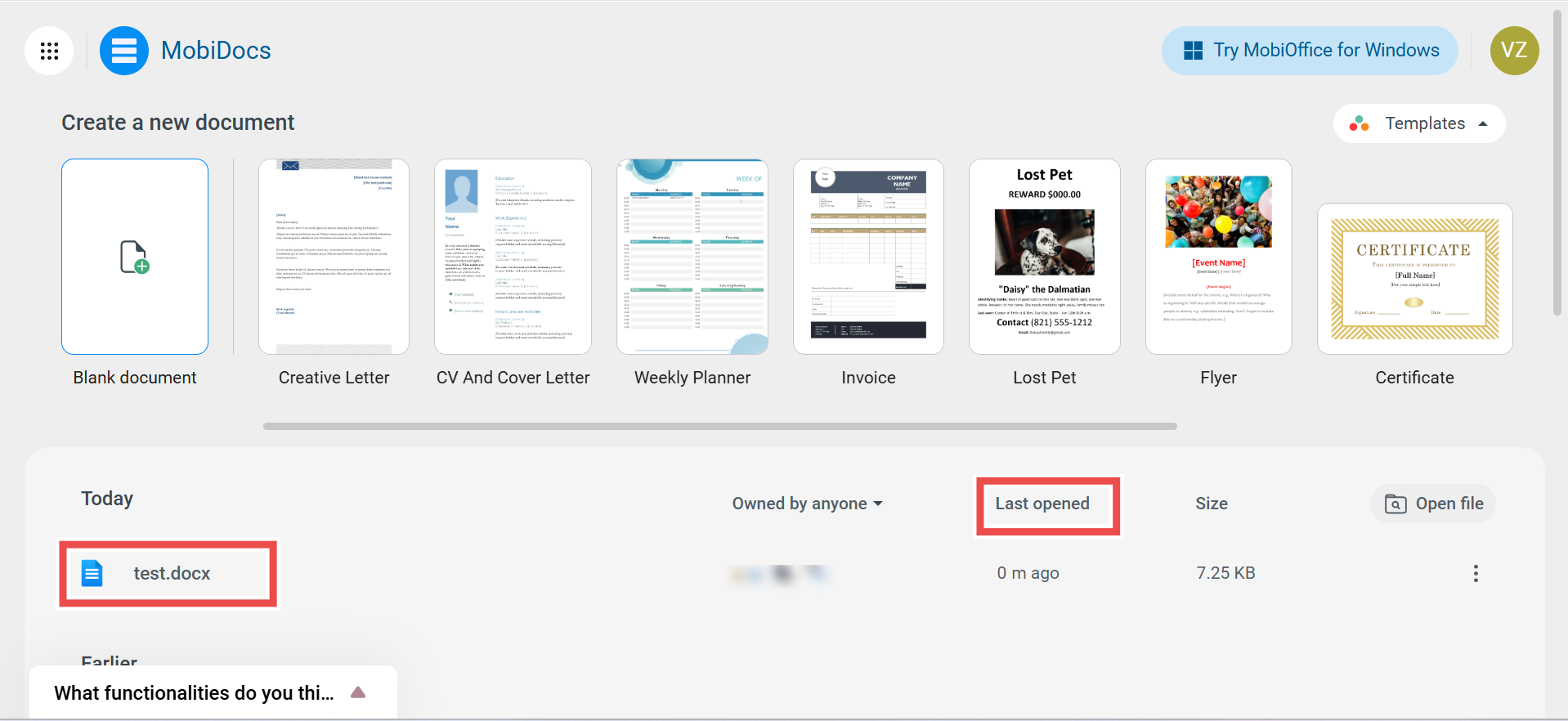 Auto-Save Feature – MobiSystems
