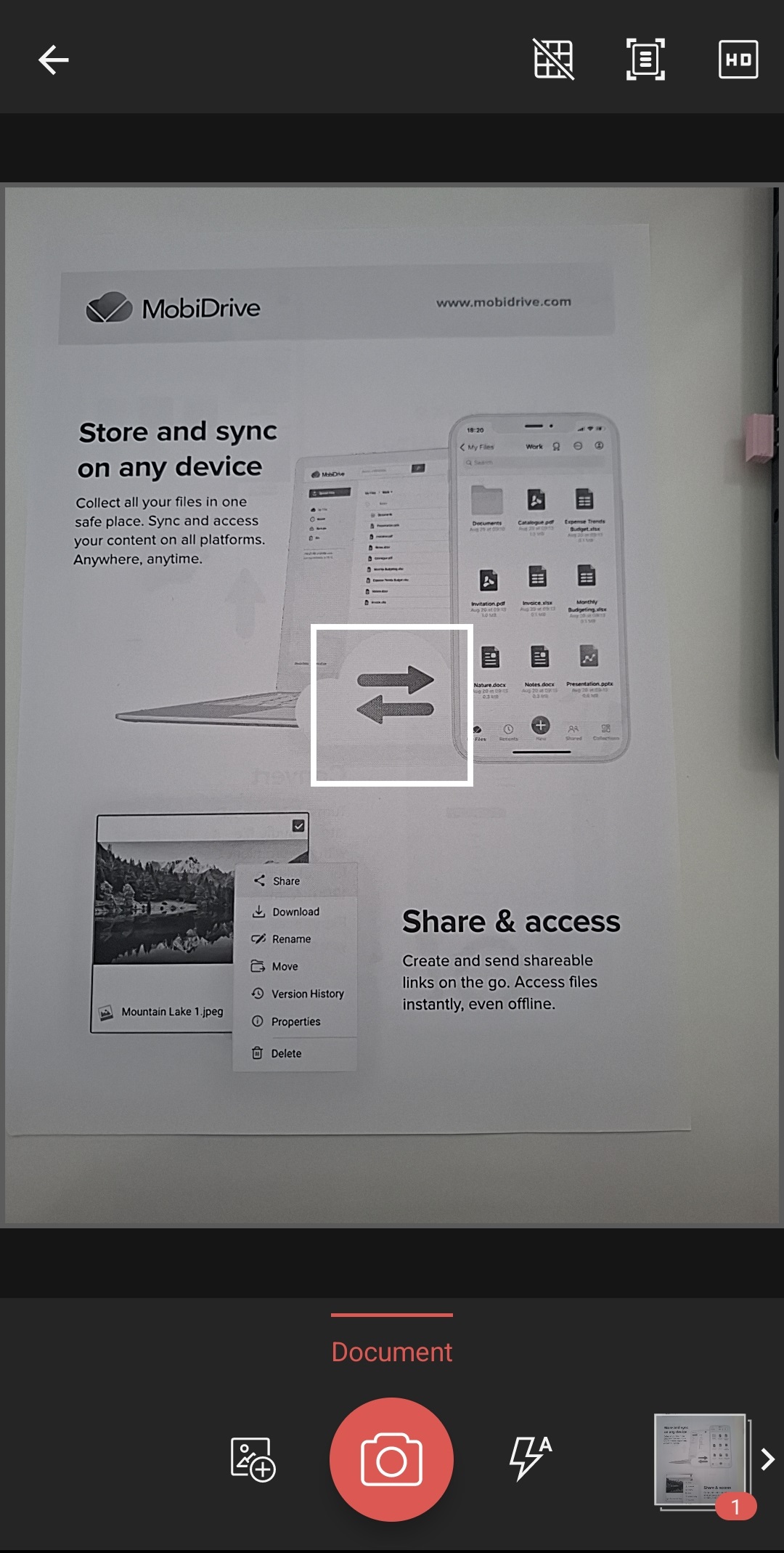 How To Use Ocr With Mobipdf On Android Mobisystems