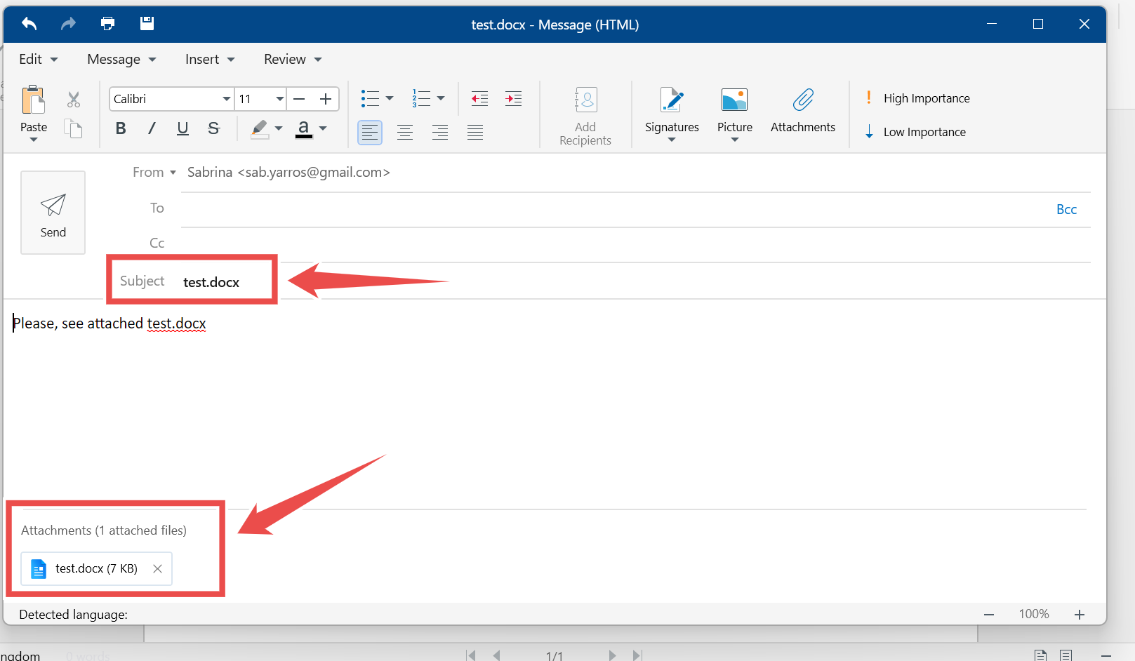 Como enviar um documento por e-mail usando "Enviar como anexo" no MobiDocs (Windows) – MobiSystems