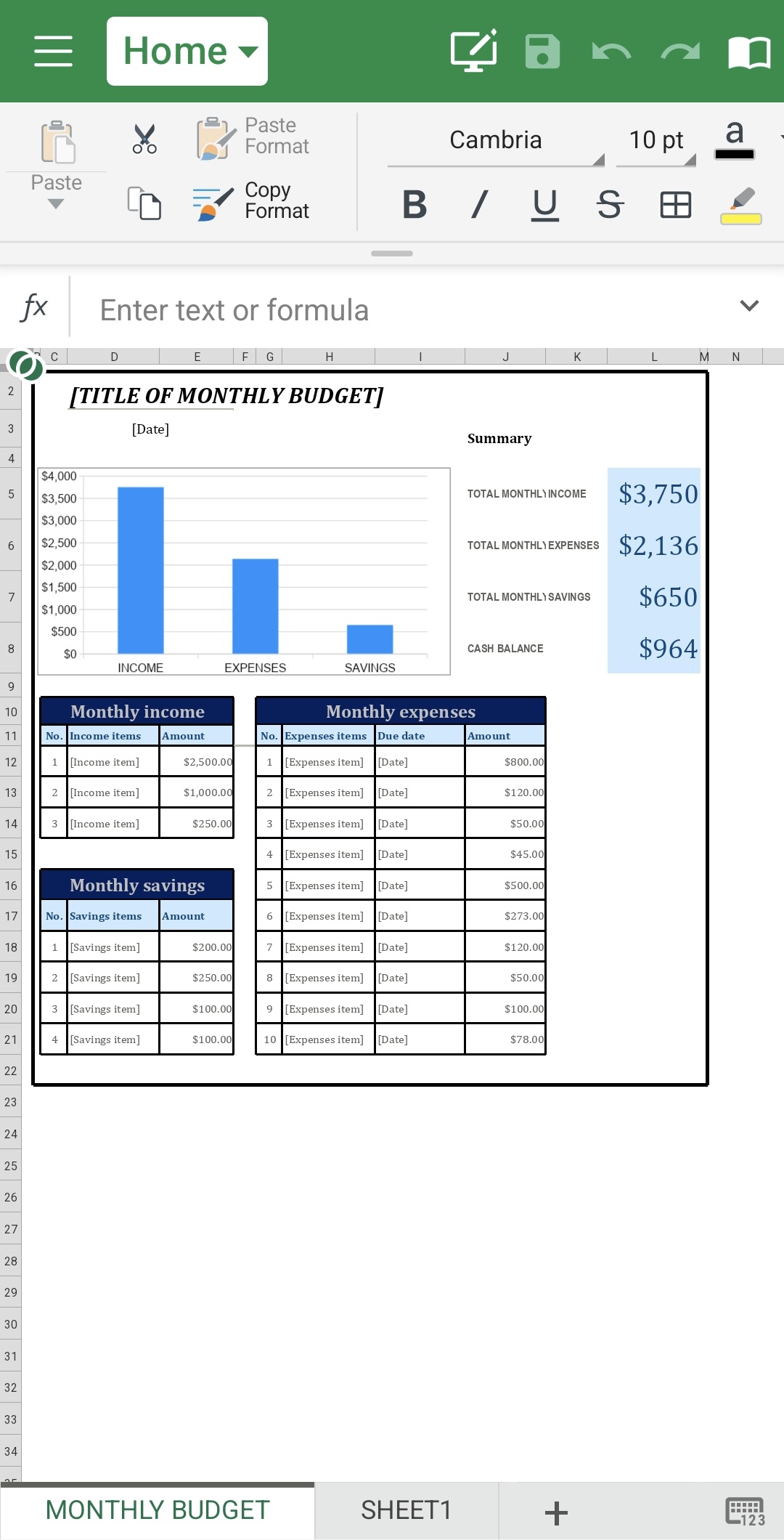How to View a Spreadsheet in Full Screen by Hiding the Formula Bar and ...